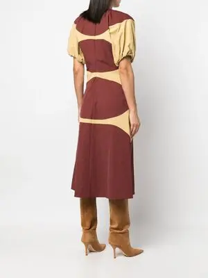 Colville Colour-block Midi Dress