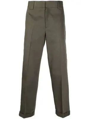 GOLDEN GOOSE Straight-leg Cropped Trousers - Green
