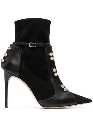 HARDOT Stud-detail Ankle Boots