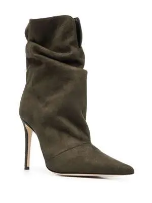 GIUSEPPE ZANOTTI Suede Pointed-toe Boots
