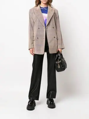 Alexander McQueen Check Print Blazer