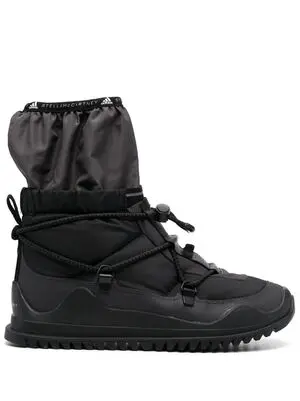 Adidas By Stella McCartney Logo Tape Detail Lace-up Boots