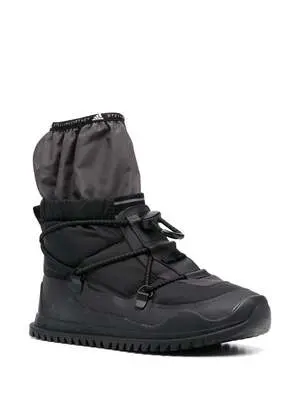 Adidas By Stella McCartney Logo Tape Detail Lace-up Boots