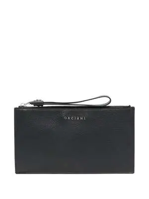 ORTIGNI Leather Clutch - Black