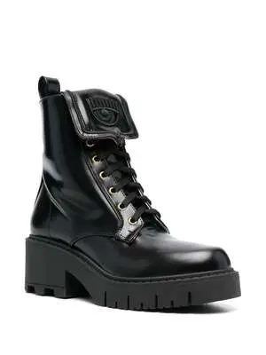 CHIARA FERRAGNI Eyelike 60mm Ankle Boots - Black