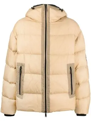 Dsquared2 Logo-patch Padded Jacket - Neutrals
