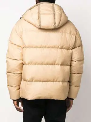 Dsquared2 Logo-patch Padded Jacket - Neutrals