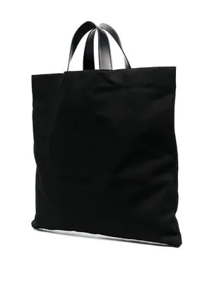 JIL SANDER Logo-print Tote Bag - Black