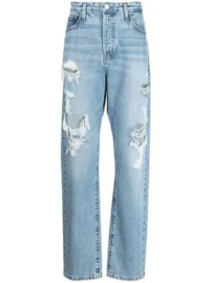 FRAME Mid-rise Straight-leg Jeans