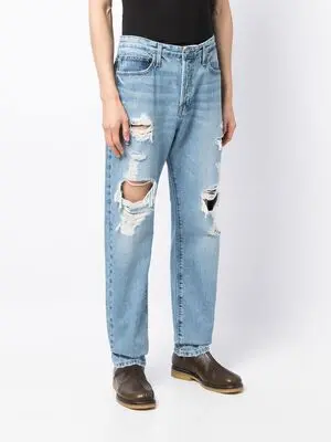 FRAME Mid-rise Straight-leg Jeans