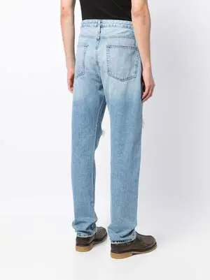 FRAME Mid-rise Straight-leg Jeans