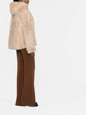 YVES SALOMON Zip-up Shearling Coat