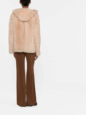 YVES SALOMON Zip-up Shearling Coat