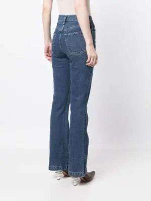 LE JEAN Remy High-waist Flared Jeans