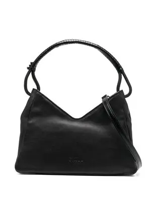 Staud Leather Shoulder Bag - Black