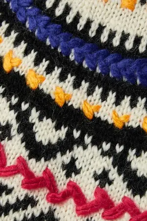 Isabel Marant Gil Fair Isle Wool-blend Sweater