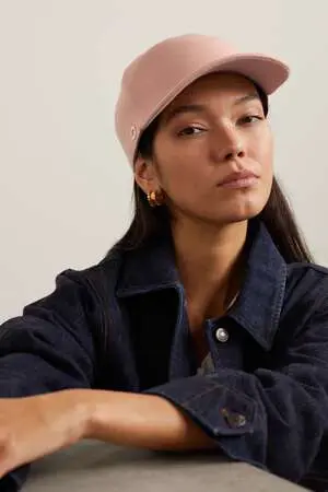 Loro Piana Pink Cashmere Baseball Cap