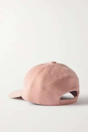 Loro Piana Pink Cashmere Baseball Cap