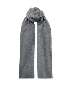 Arch4 Nancy Ribbed Cashmere Scarf - Gray