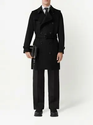 Burberry Kensington Trench Coat - Black