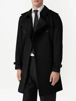 Burberry Kensington Trench Coat - Black