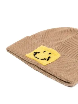 Joshua Sanders Smiley Face-detail Beanie