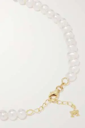 Mateo Not Your Mother's 14-karat Pearl Anklet