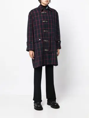 Rokh Check-patterned Coat