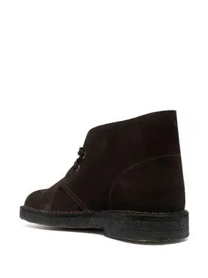 Clarks Suede Lace-up Boots