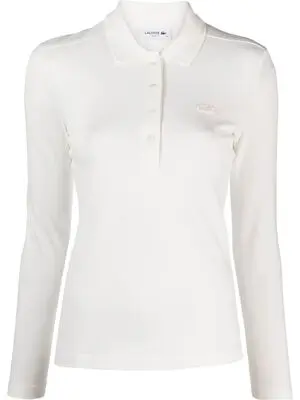 Lacoste Stretch-cotton Piqué Polo Top