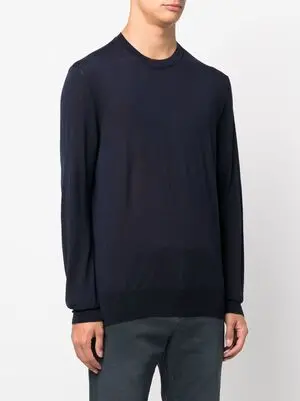 PT TORINO Fine-knit Wool Jumper - Blue