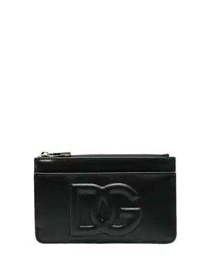 Dolce & Gabbana Dg Logo Zip Purse - Black