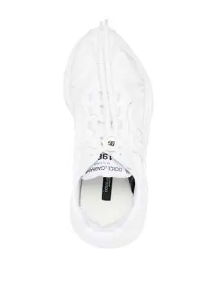 Dolce & Gabbana Daymaster Leather Sneakers - White