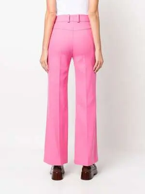 PATOU Straight Leg Trousers - Pink