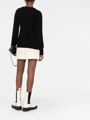 Jacquemus La Maille Pau Asymmetric Cardigan - Black