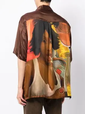 Ahluwalia Graphic-print Short-sleeved Shirt