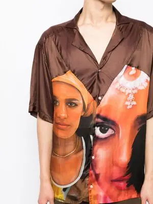 Ahluwalia Graphic-print Short-sleeved Shirt