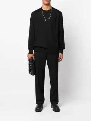 JIL SANDER Wool-knit Crew-neck Jumper