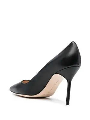 Manolo Blahnik Bb Leather Pumps - Black