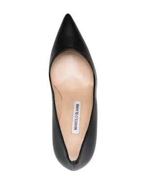 Manolo Blahnik Bb Leather Pumps - Black