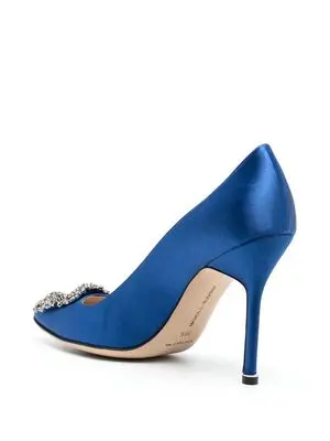 Manolo Blahnik Hangisi 105mm Pumps - Blue