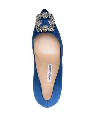 Manolo Blahnik Hangisi 105mm Pumps - Blue
