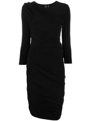 Norma Kamali Diana Ruched-detail Midi Dress