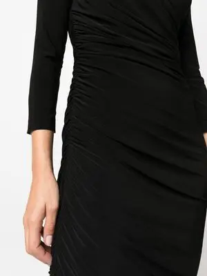 Norma Kamali Diana Ruched-detail Midi Dress