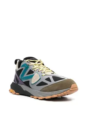 Philippe Model Logo-patch Low-top Sneakers - Grey