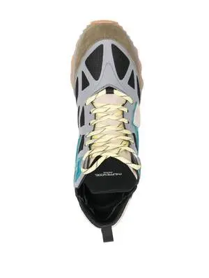 Philippe Model Logo-patch Low-top Sneakers - Grey