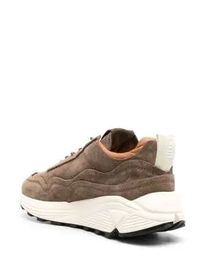 BUTTERO® Lo-top Suede Sneakers - Brown