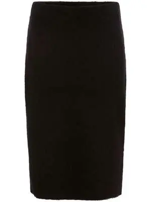 JW Anderson Wool-blend Midi Pencil Skirt - Black