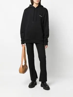 Carhartt Work In Progress Script Embroidered Pullover Hoodie - Black