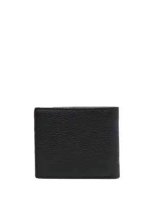 Michael Kors Grained-leather Bi-fold Wallet - Black
